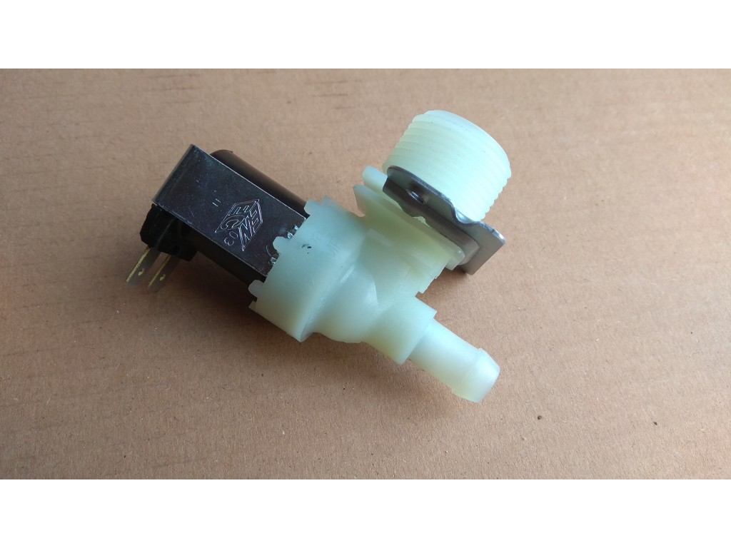 Клапан подачи воды соленоид для льдогенератора Brema, Zanussi, NTF G250, G500 один.углов. N23115